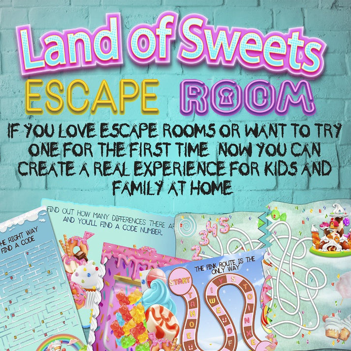 LAND OF SWEETS KIDS ESCAPE ROOM KITS – The Game Room