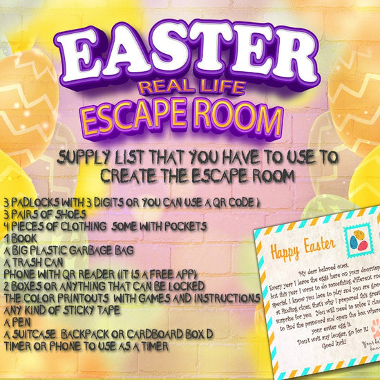 EASTER ESCAPE ROOM - A REAL EXPERIENCE AT HOME – The Game Room