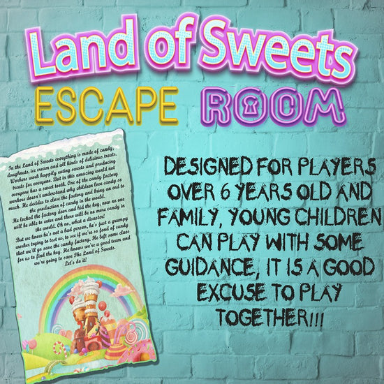 LAND OF SWEETS KIDS ESCAPE ROOM KITS – The Game Room