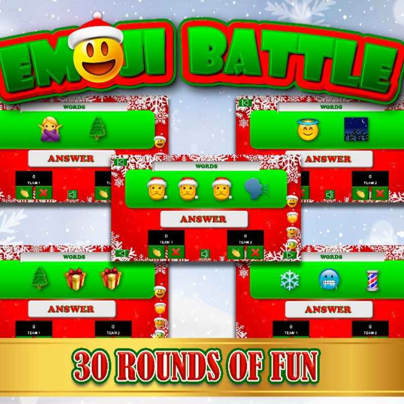 Christmas Emoji Quiz Game – Fun & Interactive PowerPoint Challenge ...