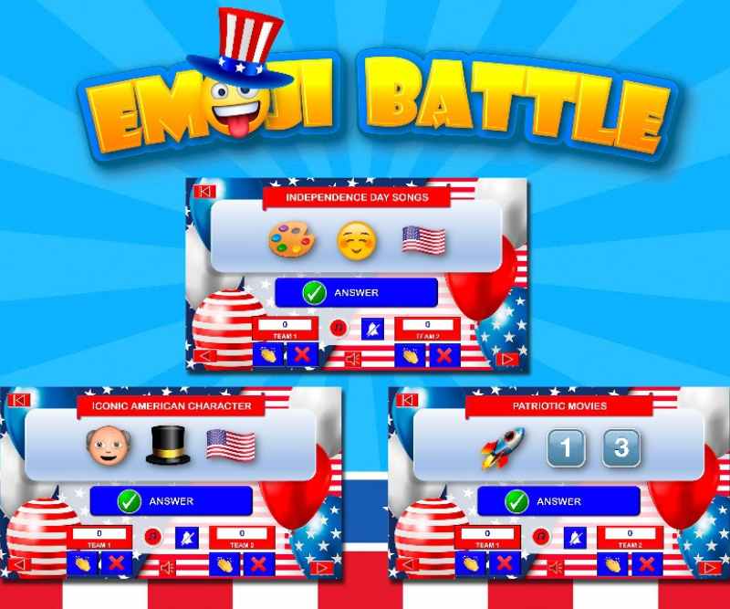 4th JULY EMOJI GUESS GAME - EMOJI GUESSING GAME – The Game Room