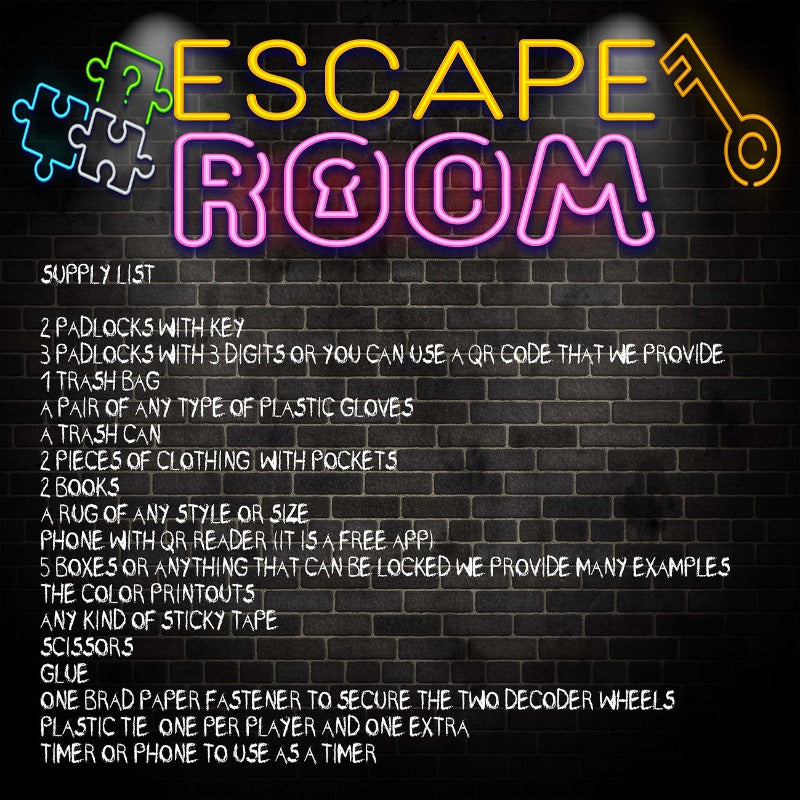 Create Your Own Escape Room at Home – Complete DIY Kit & Setup Guide ...