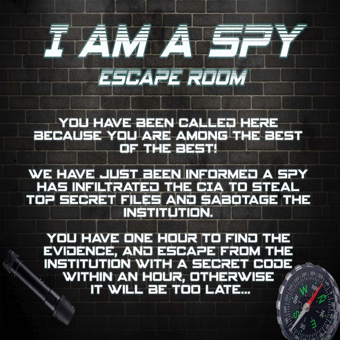 SPY ESCAPE ROOM GAME - PRINT AND PLAY – The Game Room