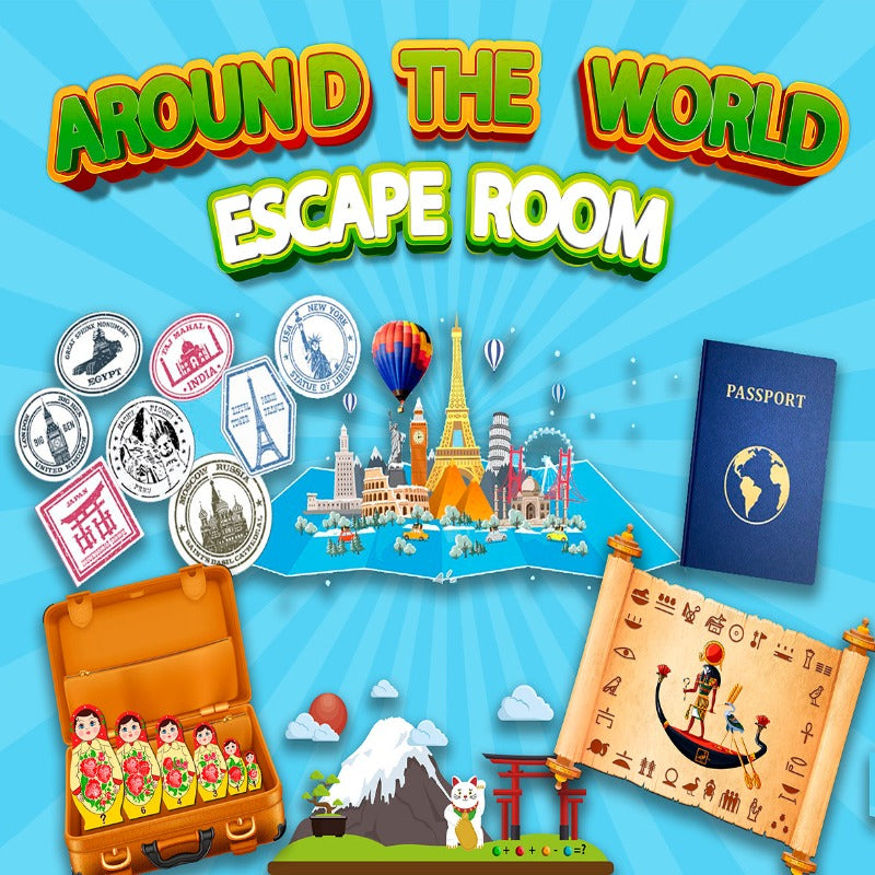 AROUND THE WORLD VIRTUAL ESCAPE ROOM – The Game Room