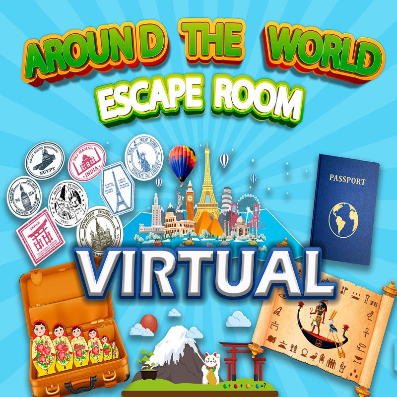 AROUND THE WORLD VIRTUAL ESCAPE ROOM – The Game Room