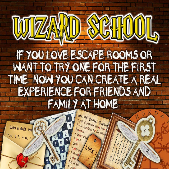 🧙🪄WIZARD ROOM ESCAPE ROOM AT HOME – The Game Room