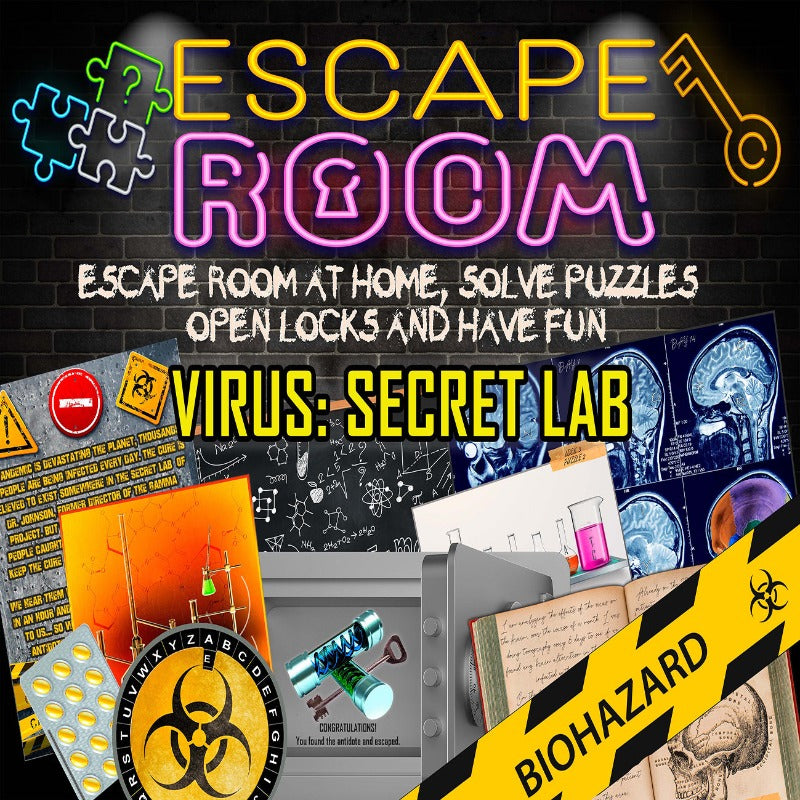 VIRUS OUTBREAK ESCAPE ROOM AT HOME – The Game Room